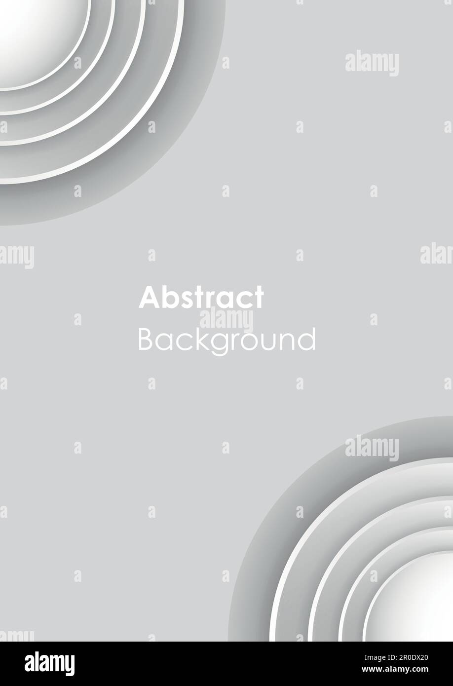Circular background with concentric elements. Minimal abstract clean ...