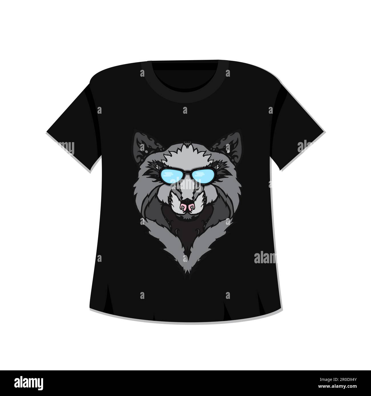 Illustration of isolated detailed wild wolf head in vintage and aztec ...