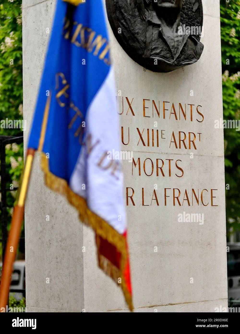 Paris, France. 08th May, 2023. Commemoration ceremony of May 08, 1945 ...