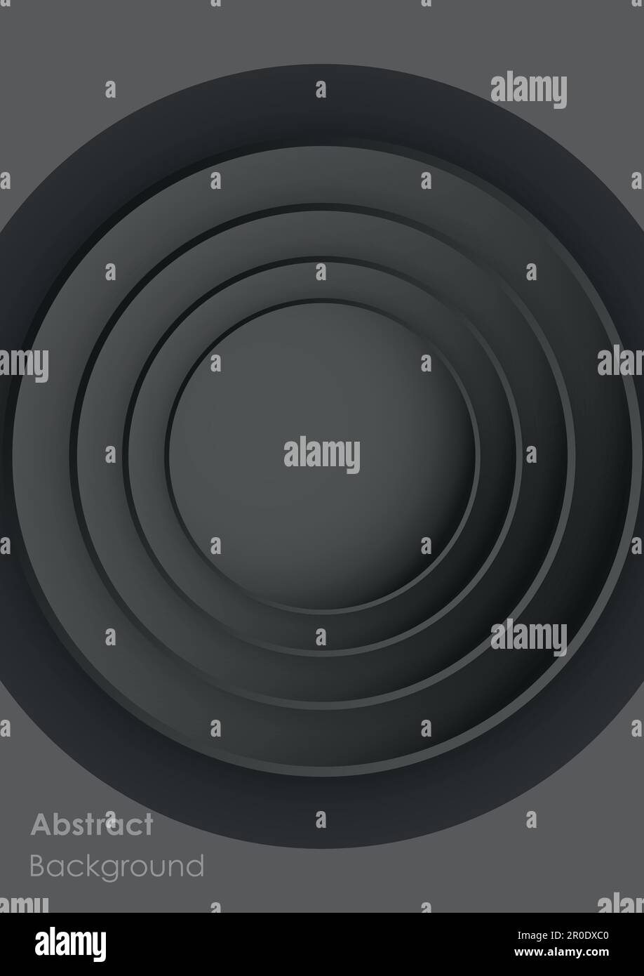 Circular background with concentric elements. Minimal abstract clean ...