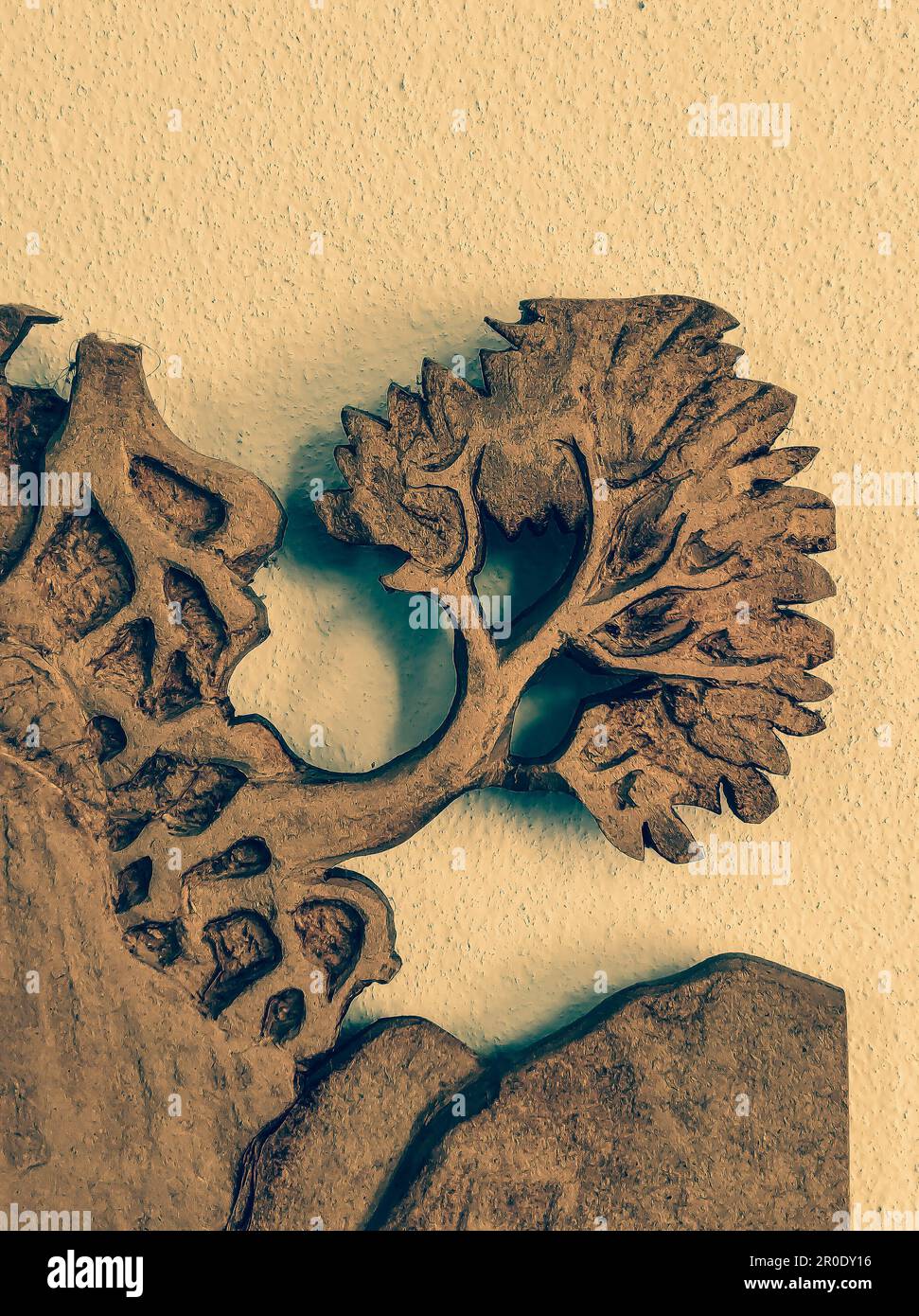 Brown texture in vertical forming a fund Stock Photo - Alamy