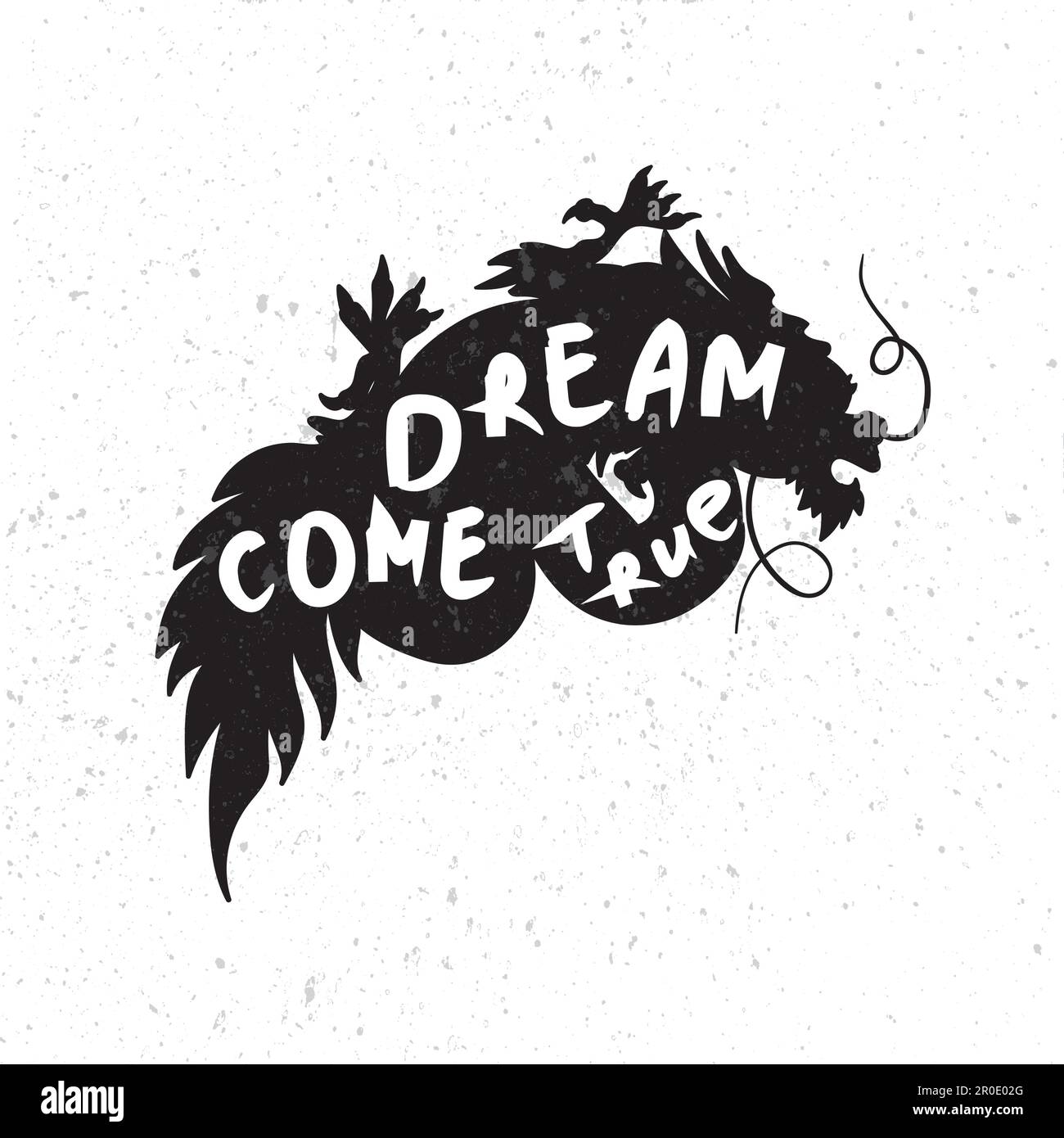 Isolated Chinese Dragon Oriental Feng Shui in symbol of the Yin Yang ...