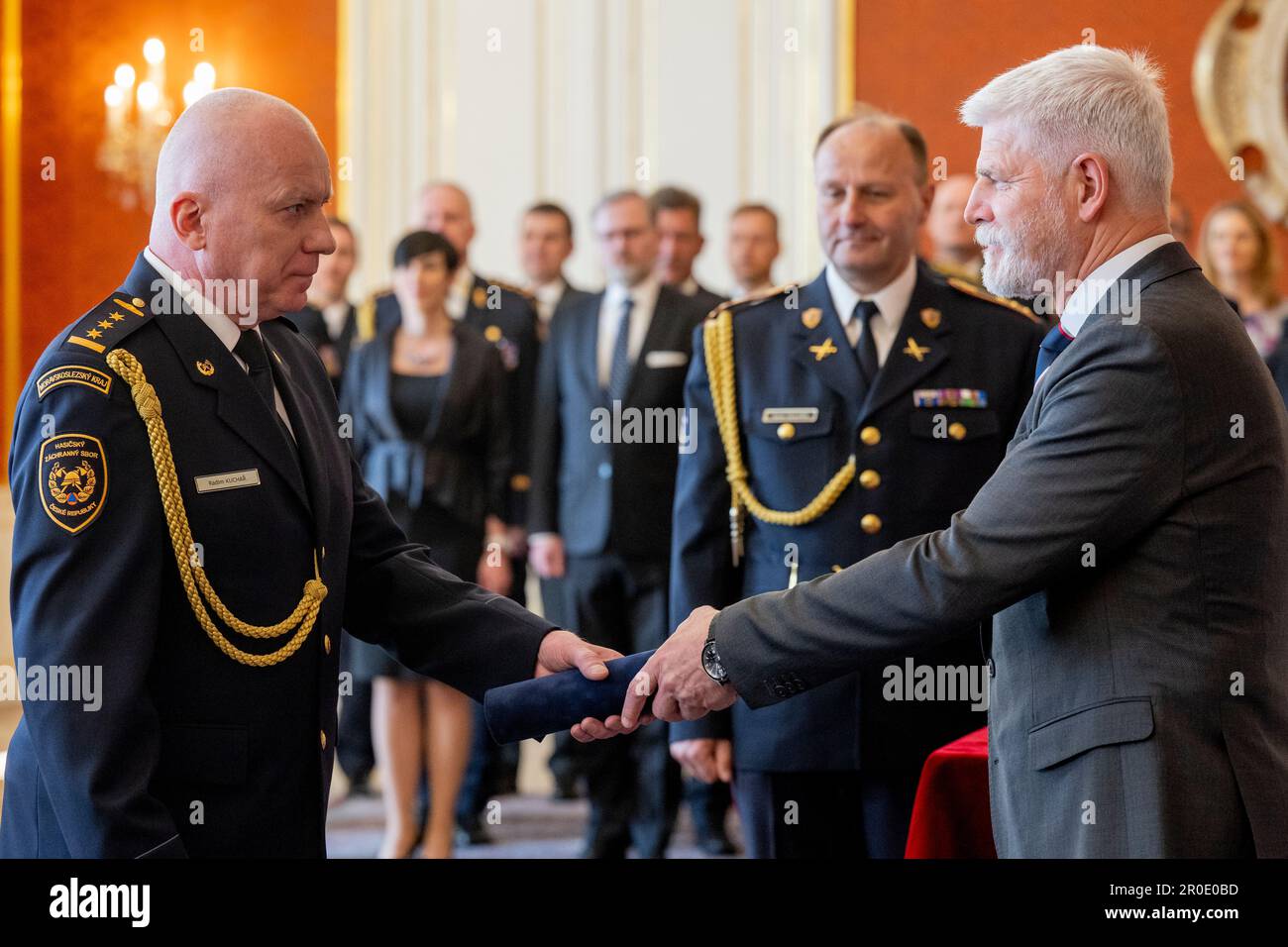 Prague, Czech Republic. 08th May, 2023. Czech President Petr Pavel ...