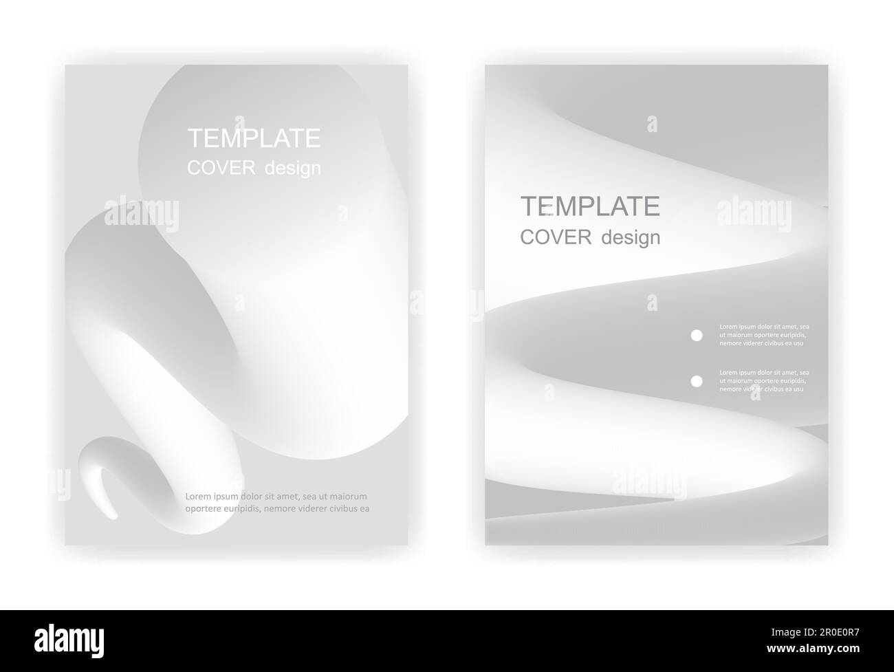 Modern wavy shape background with liquid colors and trendy design. Gray ...