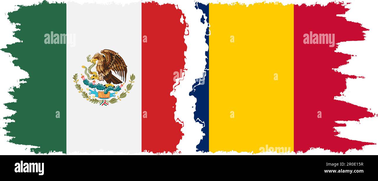 Mexico chad flag hi-res stock photography and images - Alamy