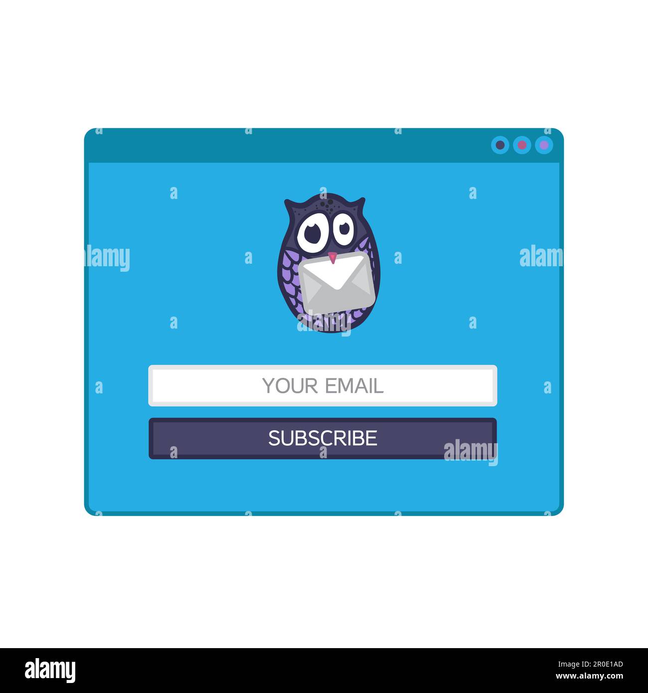 Web Template, Web Elements for site form of email subscribe, newsletter ...