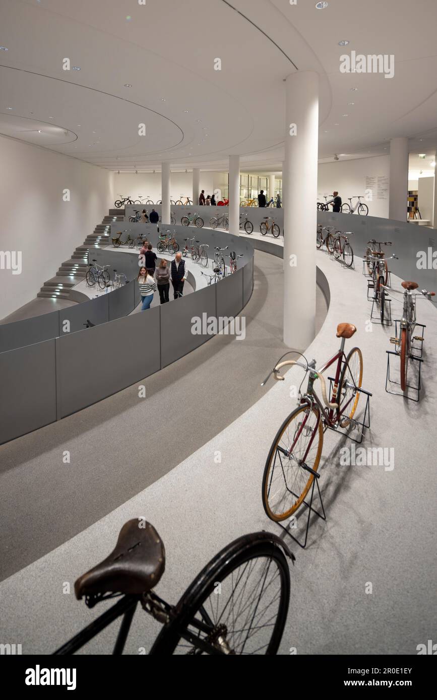bicycle exhibition, Pinakothek der Moderne, Munich, Germany Stock Photo ...
