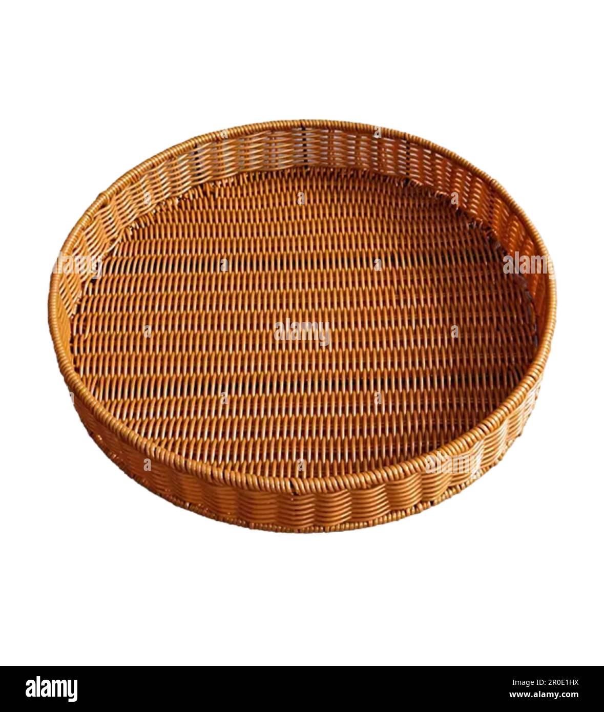 Round Rattan Tray Stock Vector Image & Art - Alamy