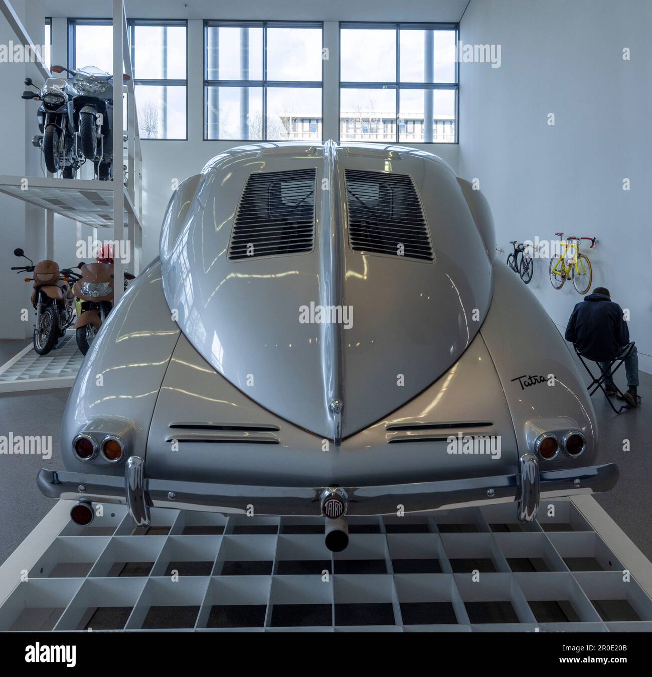 Tatra 87 model automobile, 1937, Czech Republic, designed by Hans ...