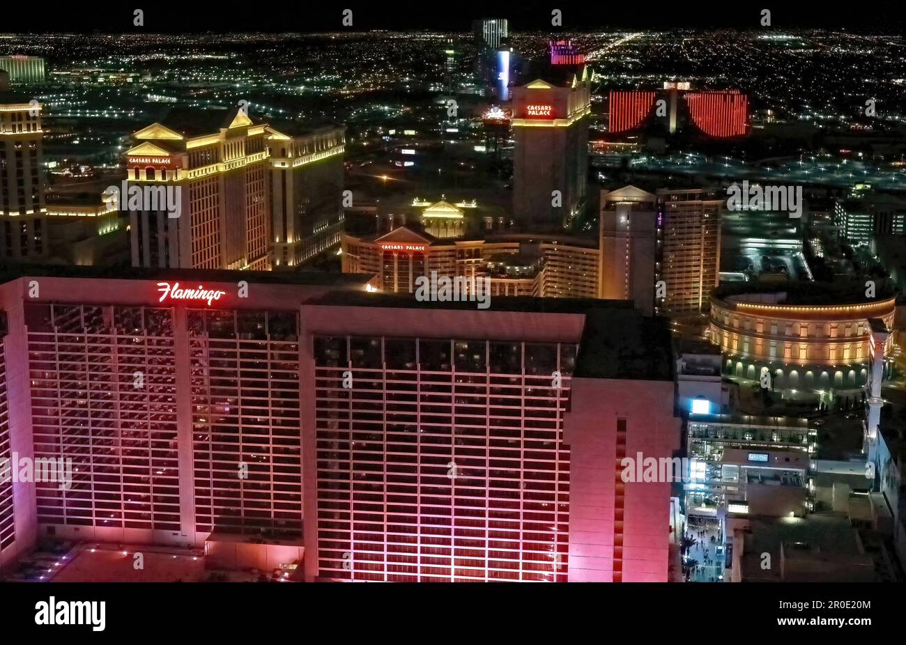 Flamingo las vegas neon hi-res stock photography and images - Alamy