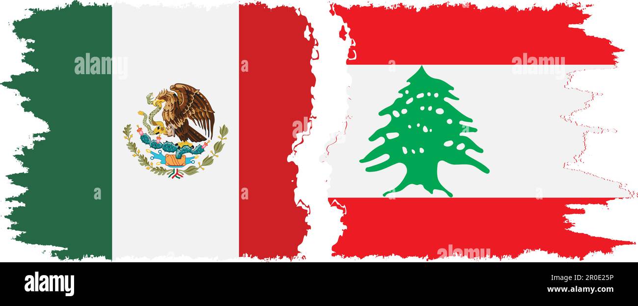 Mexico lebanon flag Stock Vector Images - Alamy