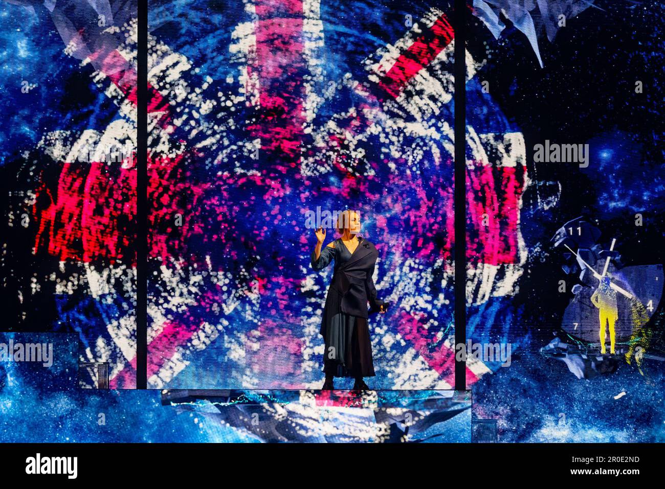 May 8, 2023: Ukrainian singer Alyosha at the Eurovision Song Contest ...
