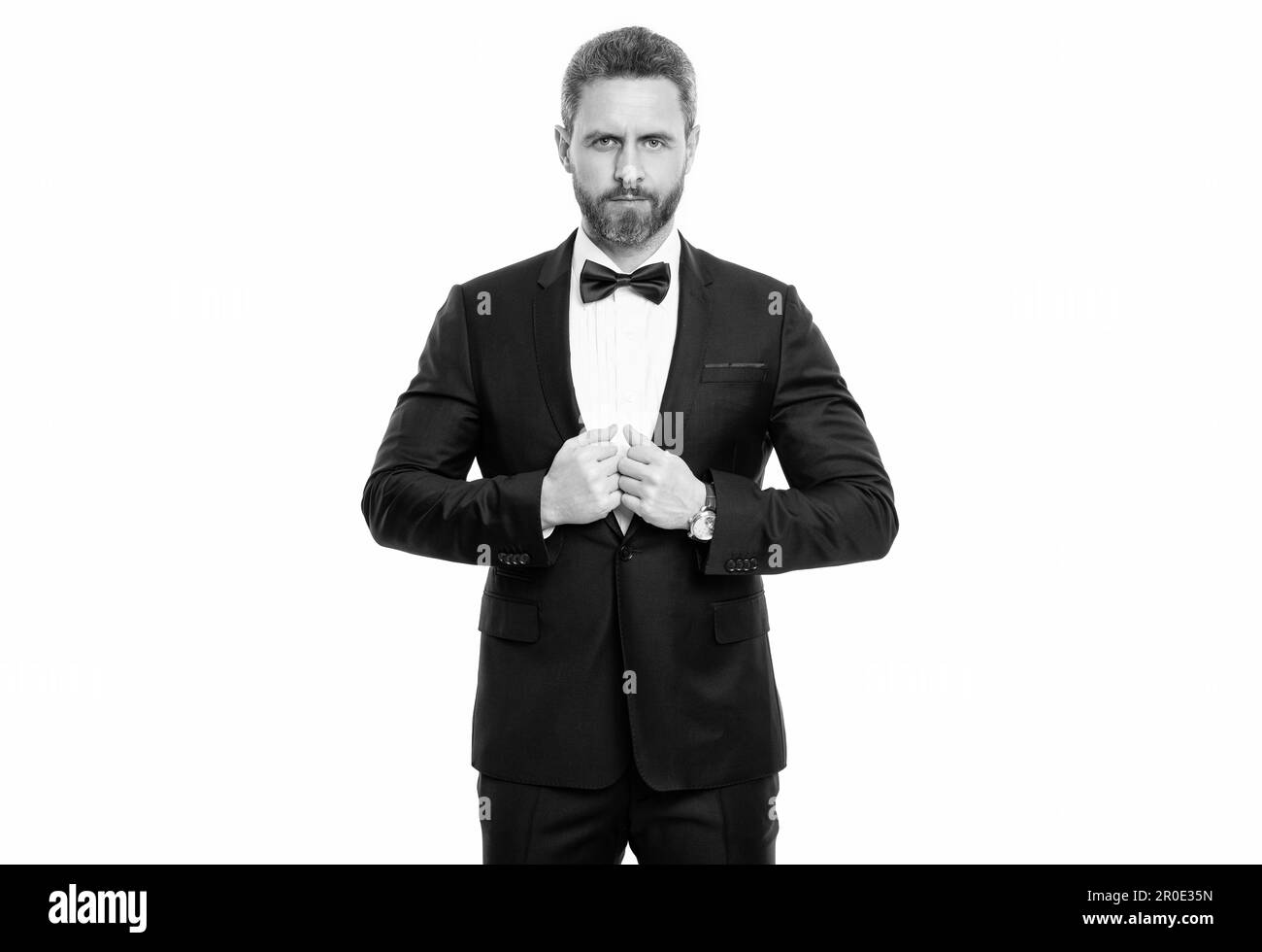 man in tuxedo isolated on white background. tuxedo man in studio. photo ... man in tuxedo isolated on white background. tuxedo man in studio. photo ...