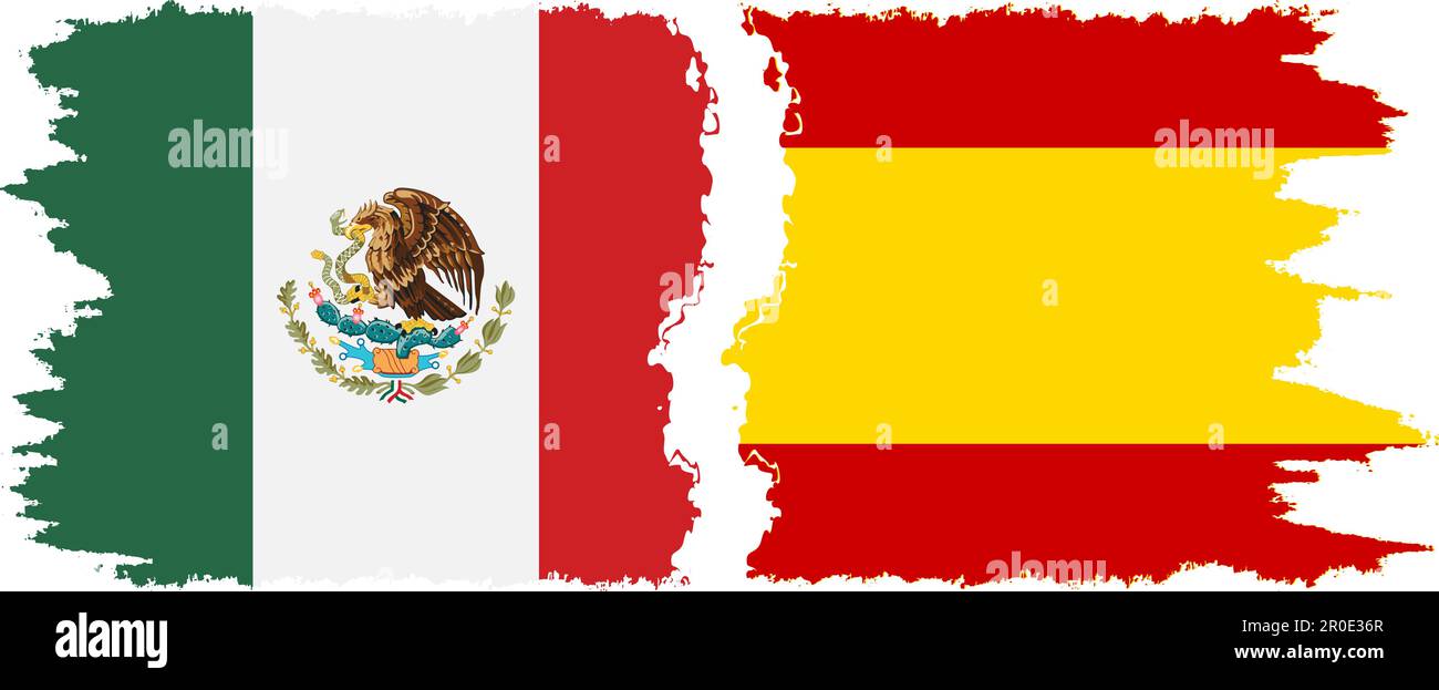 Mexico spain conflict Stock Vector Images - Alamy
