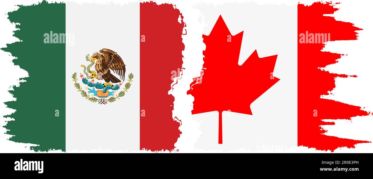 Canada mexico flag hi-res stock photography and images - Alamy
