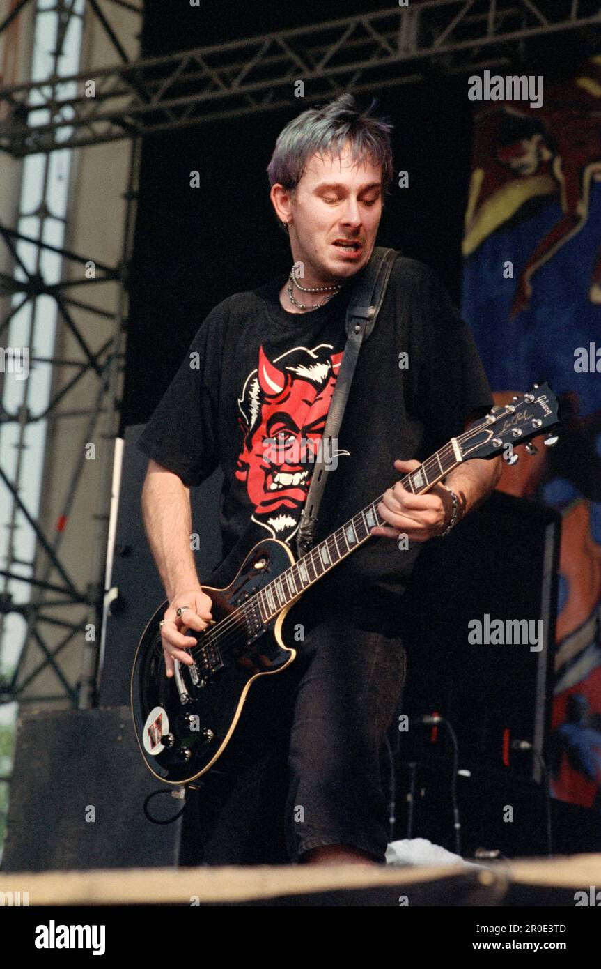 Milan Italy 1996-07-11 : Brian Baker guitarist of American punk band ...