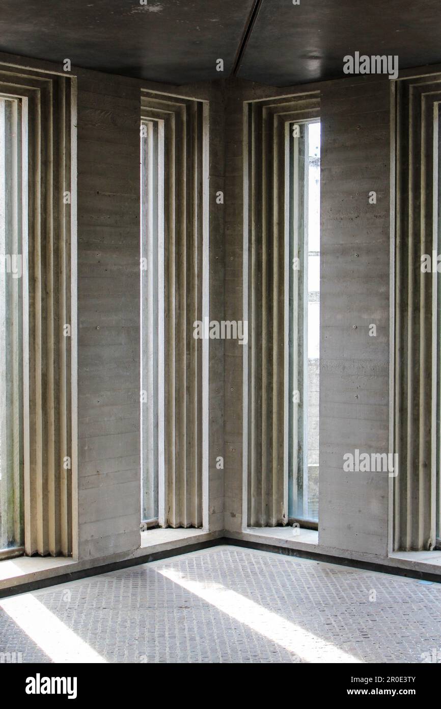 Brion Cemetery designed by architect Carlo Scarpa, Italy Stock Photo ...