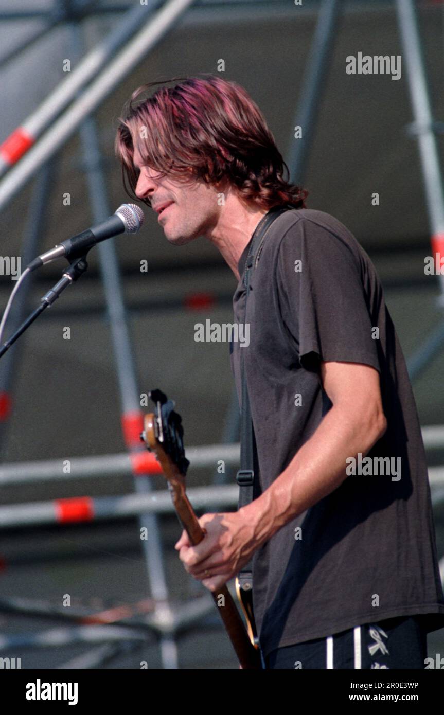Milan Italy 1996-07-11 : Jay Bentley bassist of American punk band Bad ...