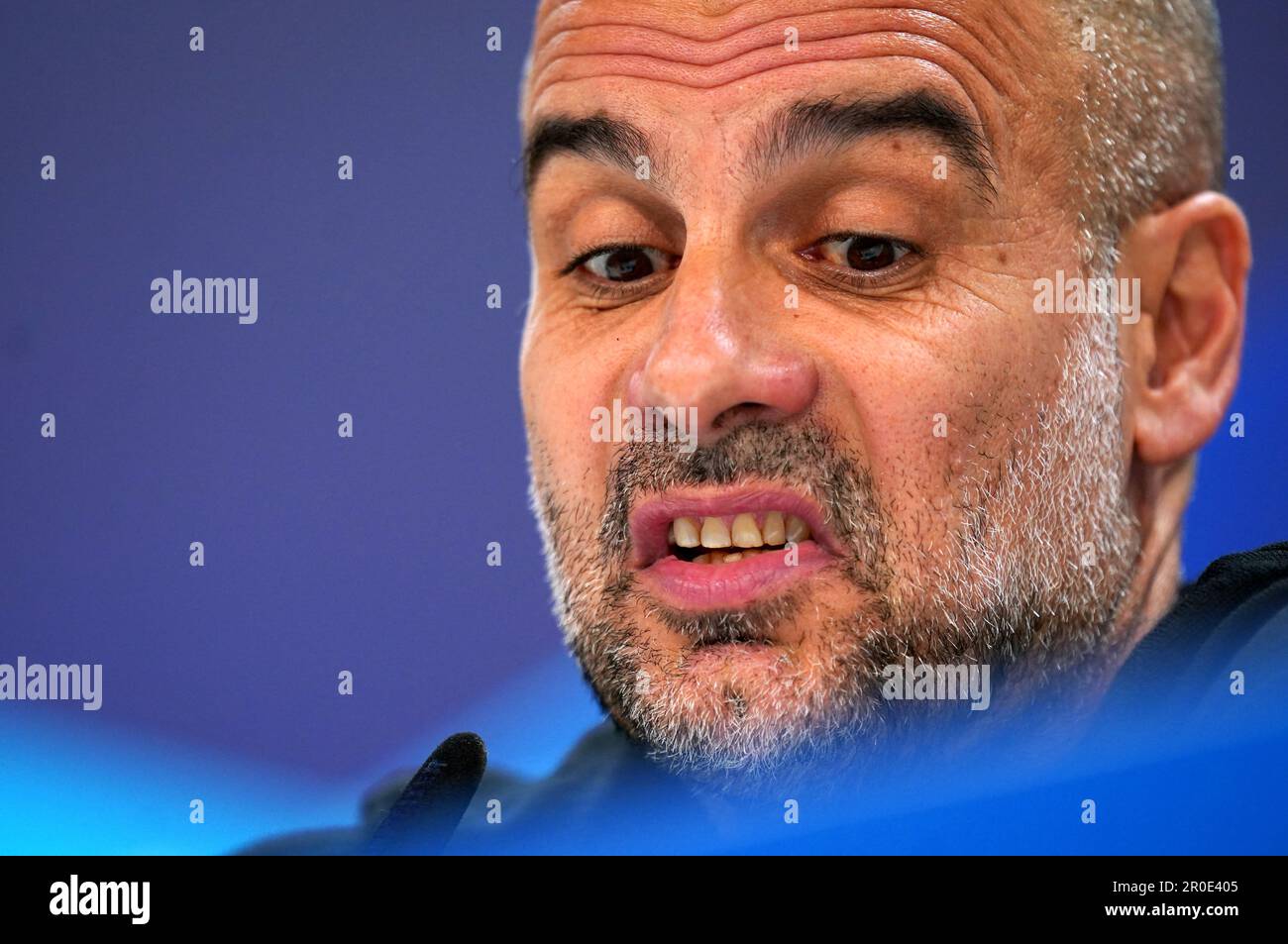 Manchester city press conference santiago bernabeu stadium m hi-res ...