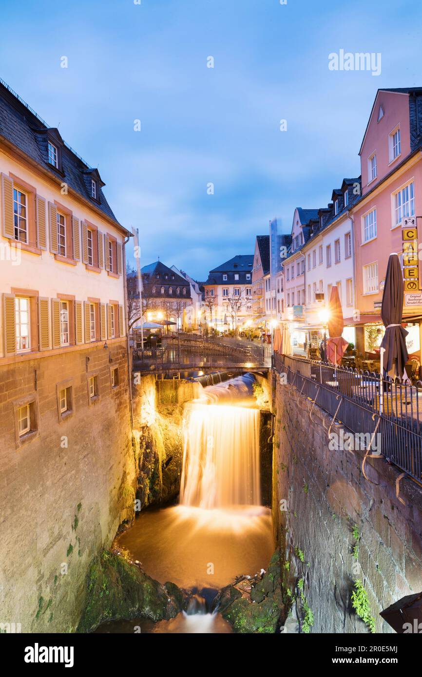 A waterfall in Saarburg, Rhineland-Palatinate, Germany Stock Photo - Alamy