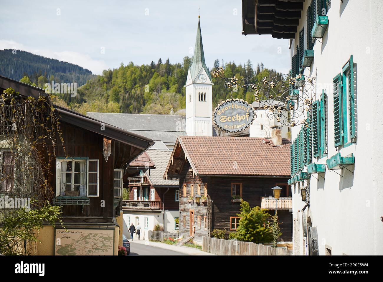 Hotel Seehof, Goldegg am See, Pongau, Salzburger Land, Austria Stock ...
