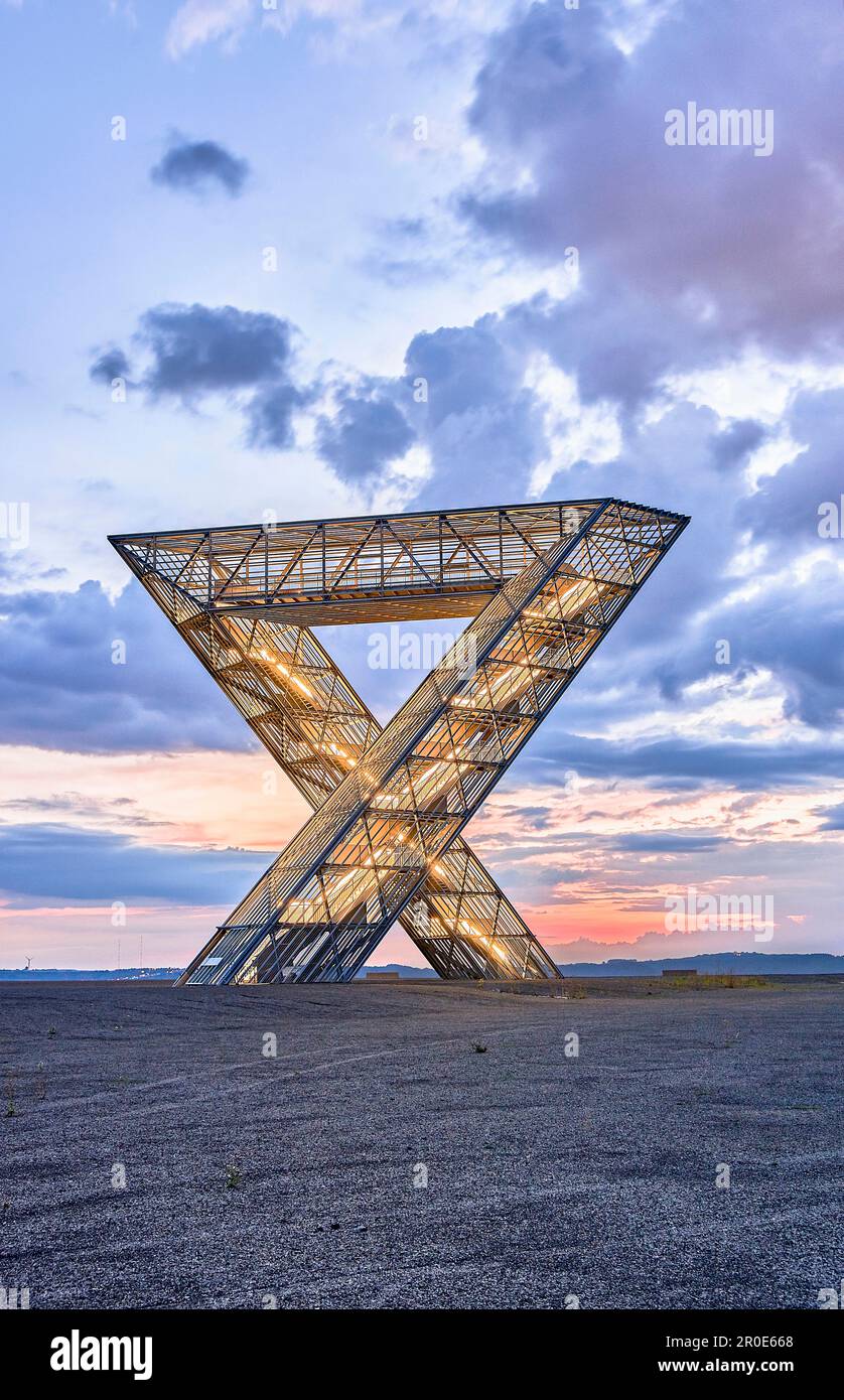 The Saar Polygon, a monument commemorating the coal mining industry ...
