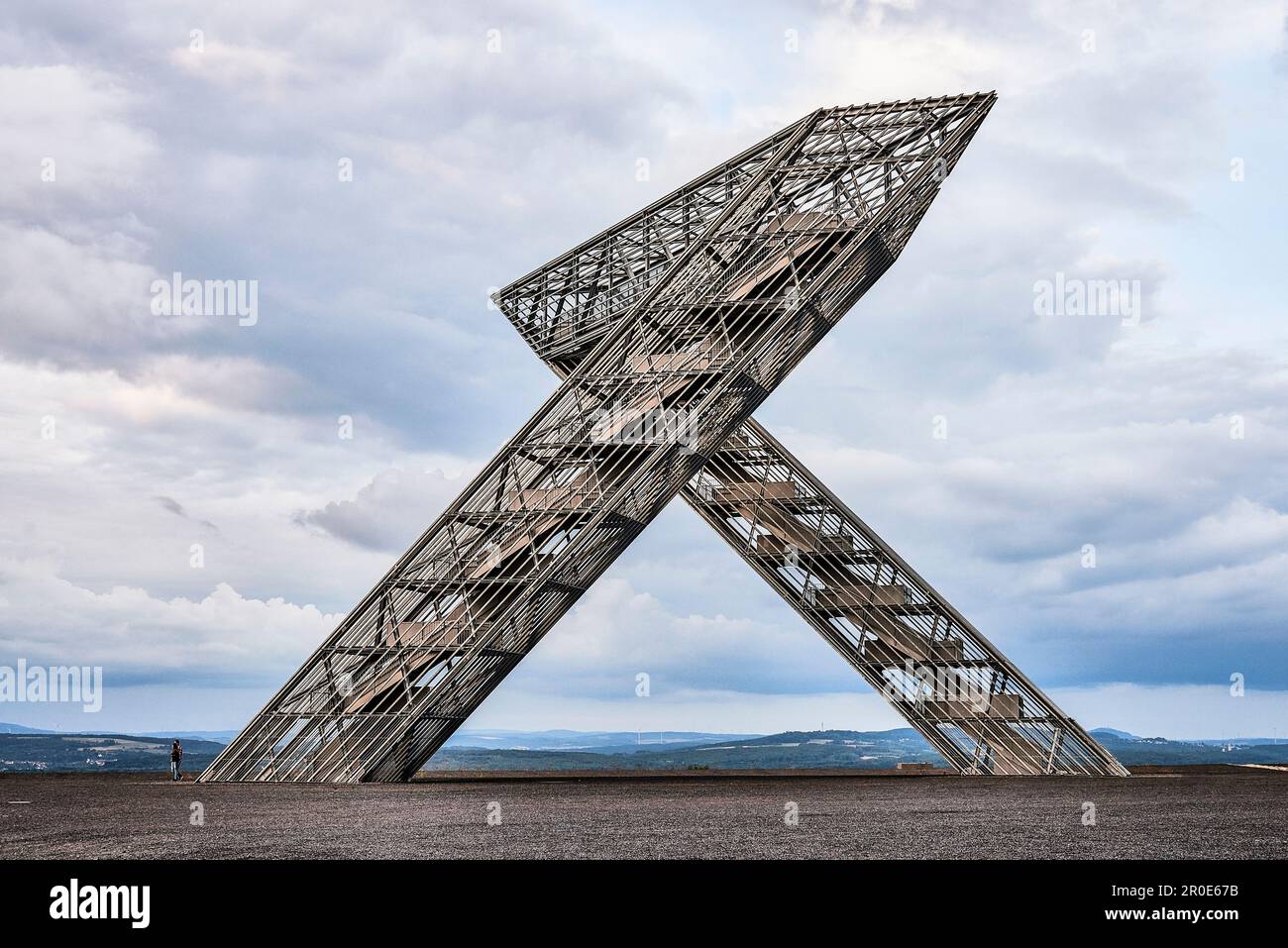 The Saar Polygon, a monument commemorating the coal mining industry ...