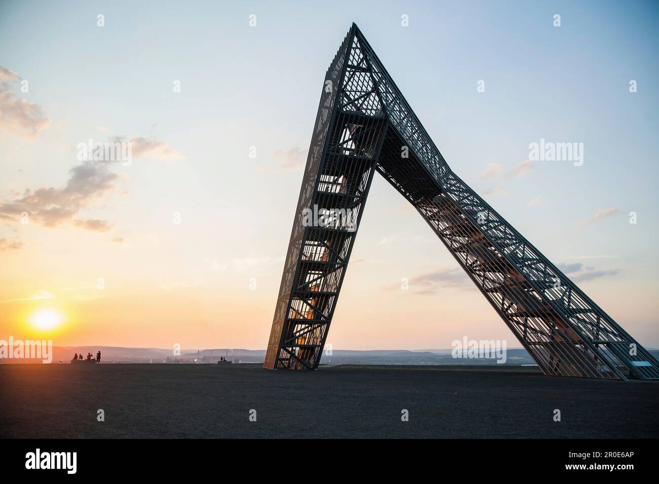 The Saar Polygon, a monument commemorating the coal mining industry ...