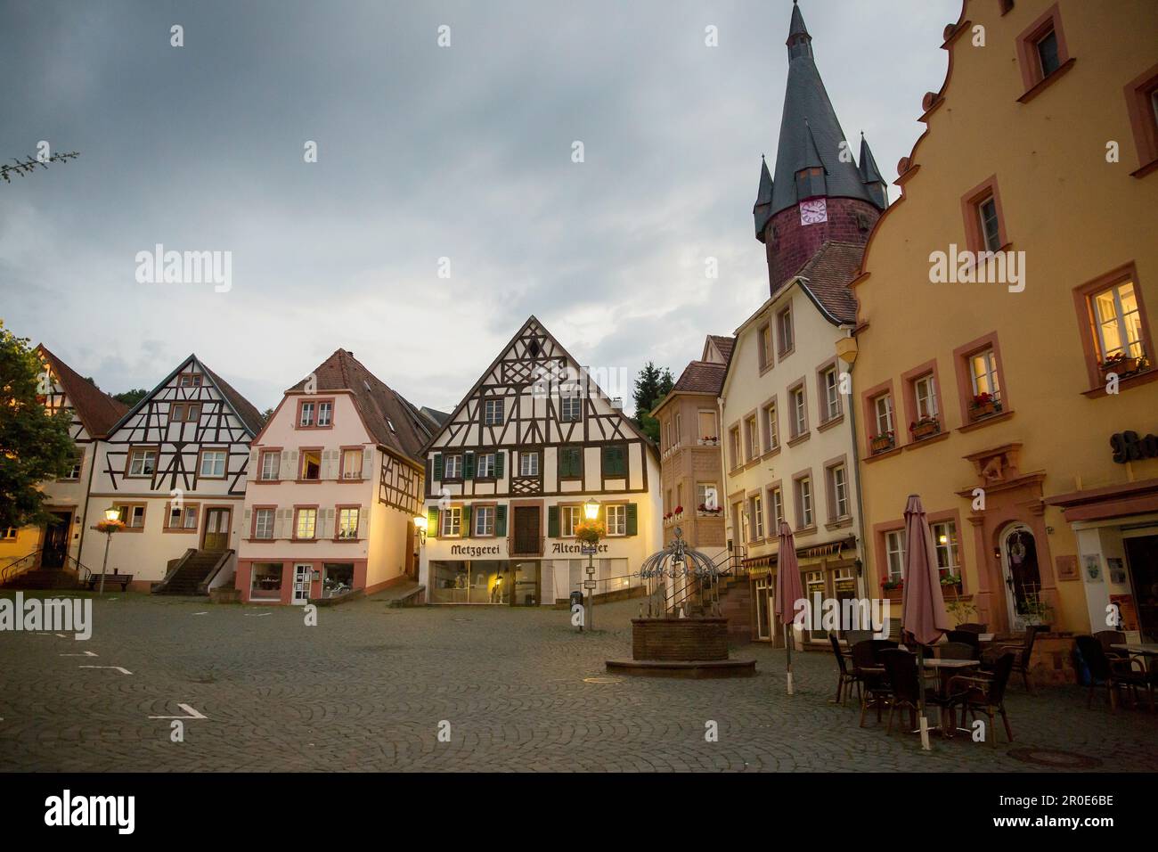 The old town of Ottweiler, Saarland, Germany Stock Photo - Alamy