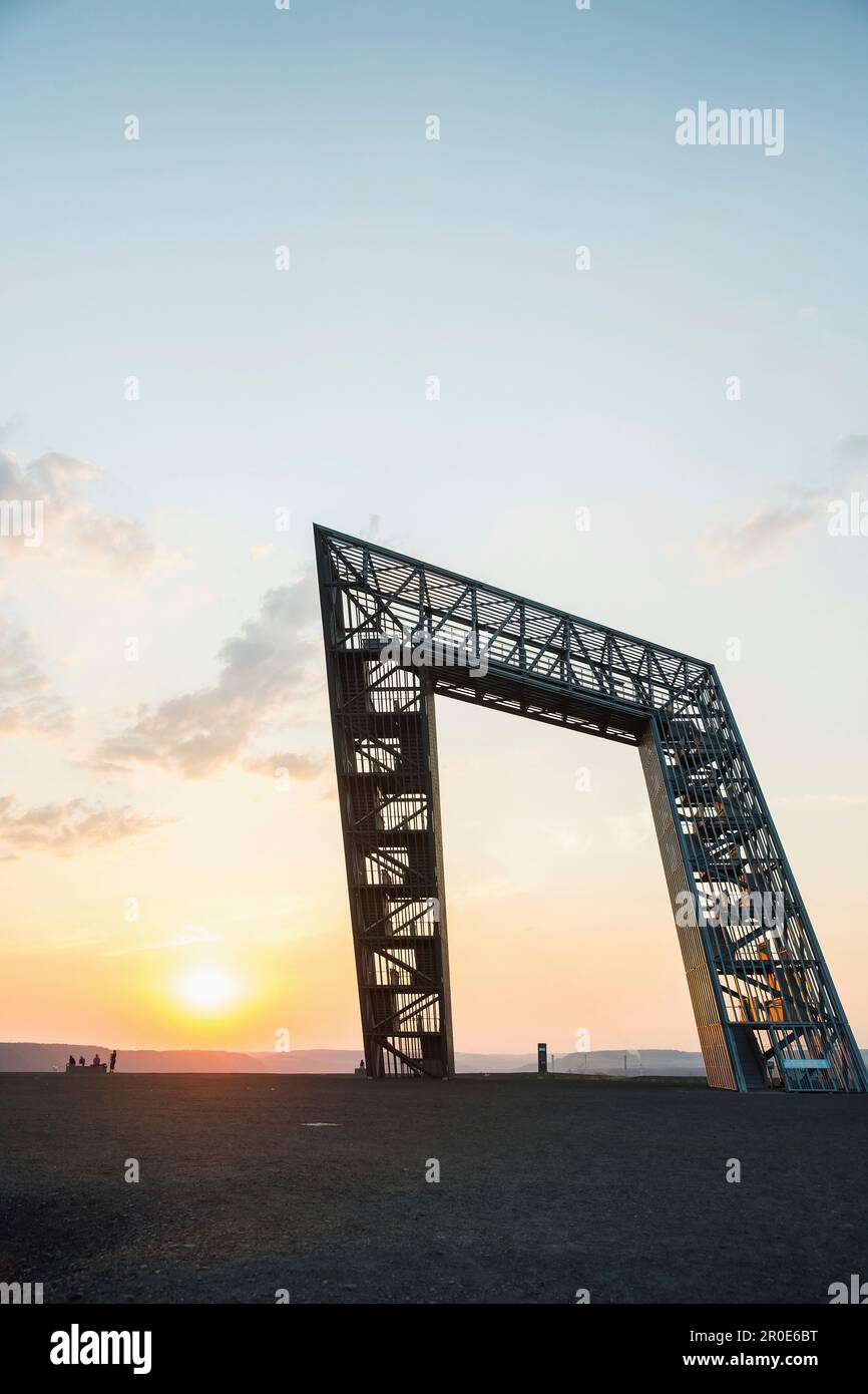 The Saar Polygon, a monument commemorating the coal mining industry ...