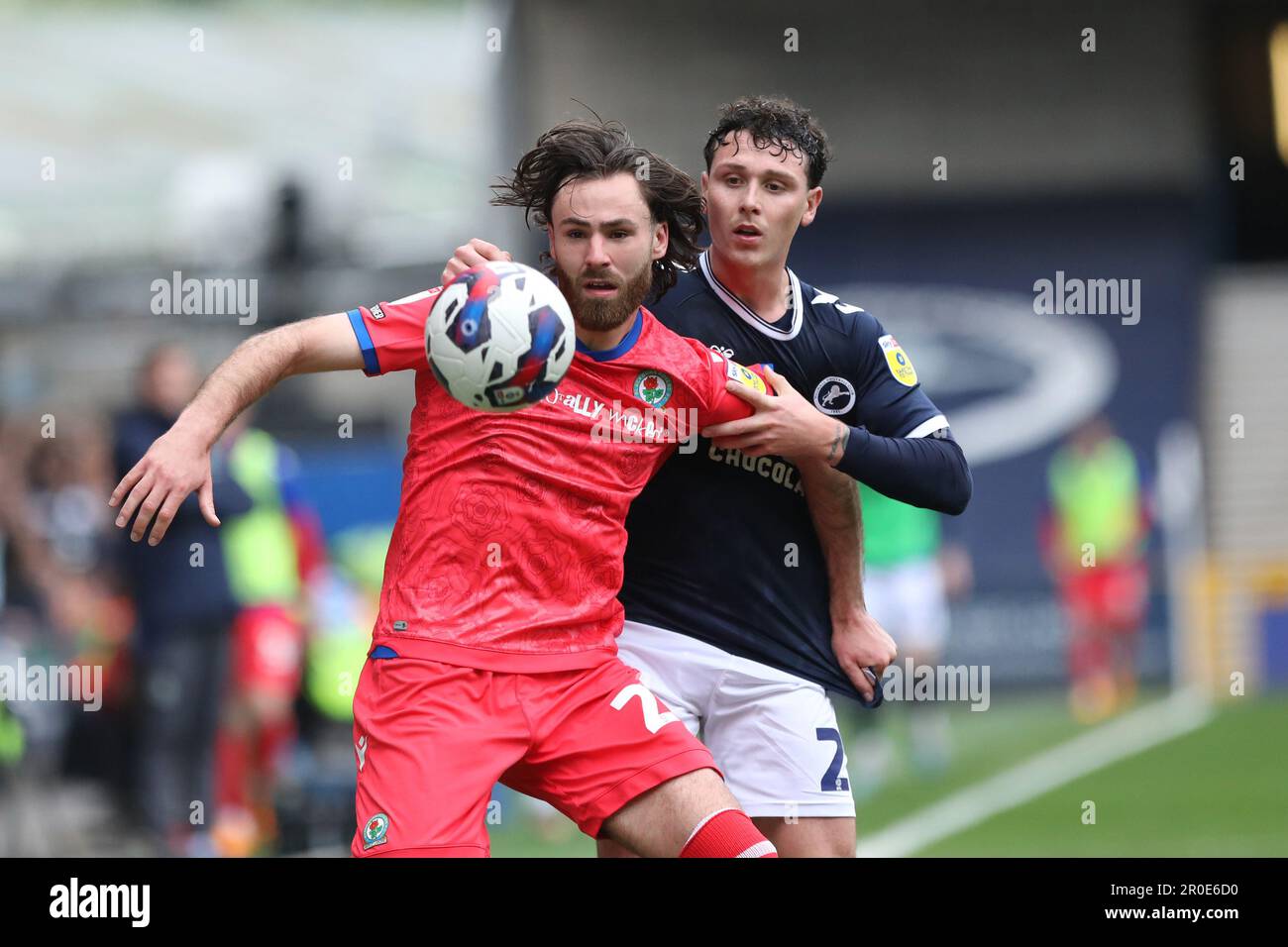 London, UK. 08th May, 2023. Ben Brereton Diaz of Blackburn Rovers and ...