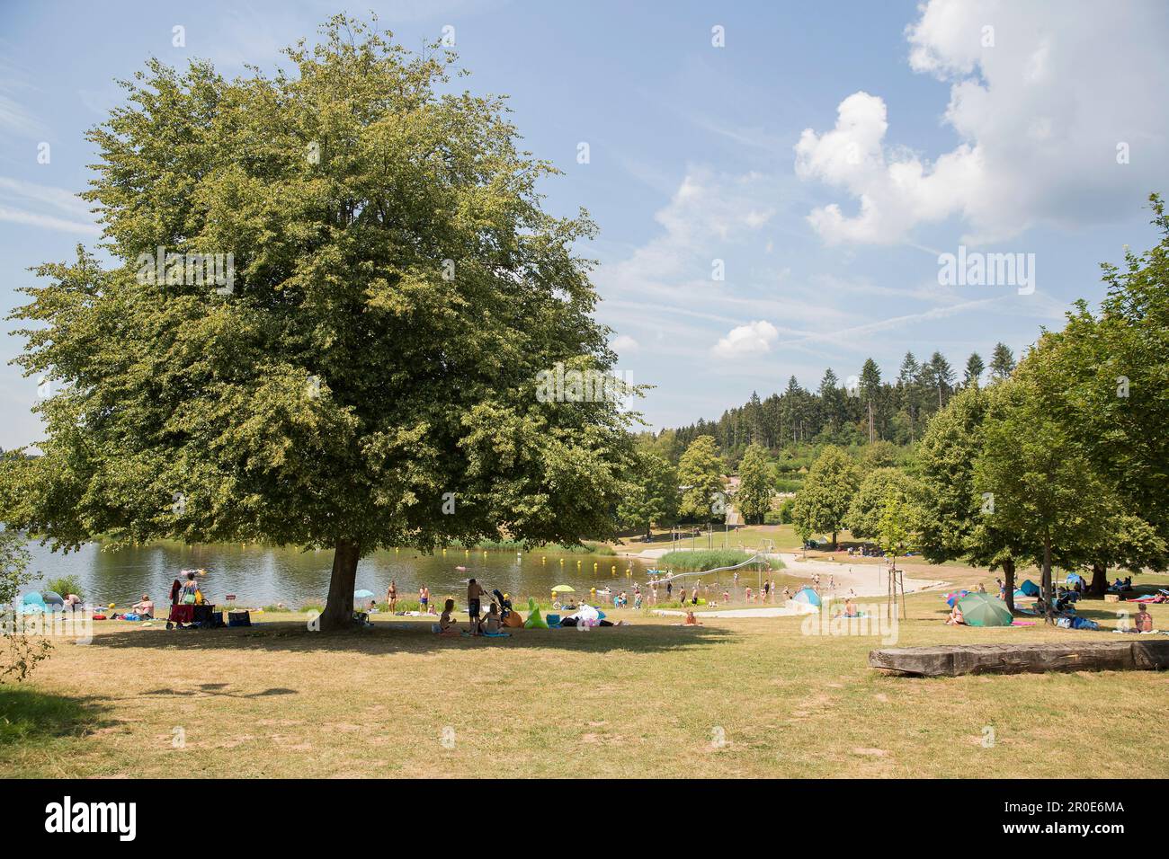Losheim Lake, Saarland, Germany Stock Photo - Alamy