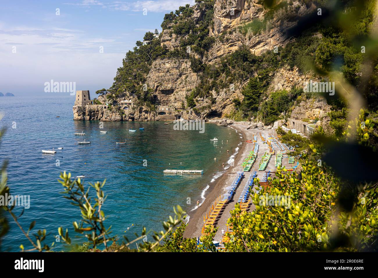 Spiaggia Fornillo, Amalfi Coast, Campania, Italy Stock Photo - Alamy