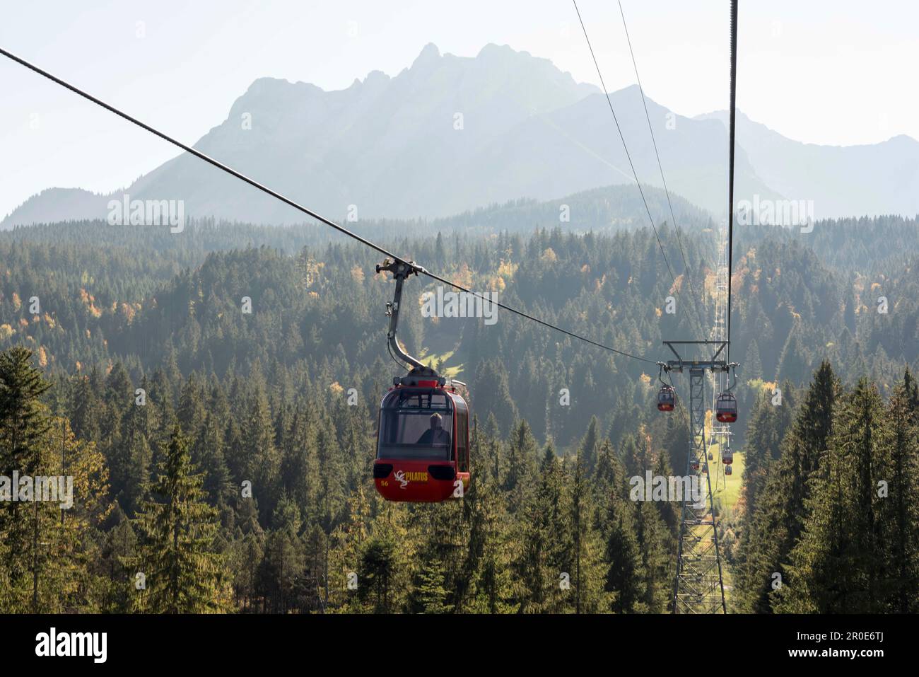 Pilatus cable car, Lucerne, Switzerland Stock Photo - Alamy