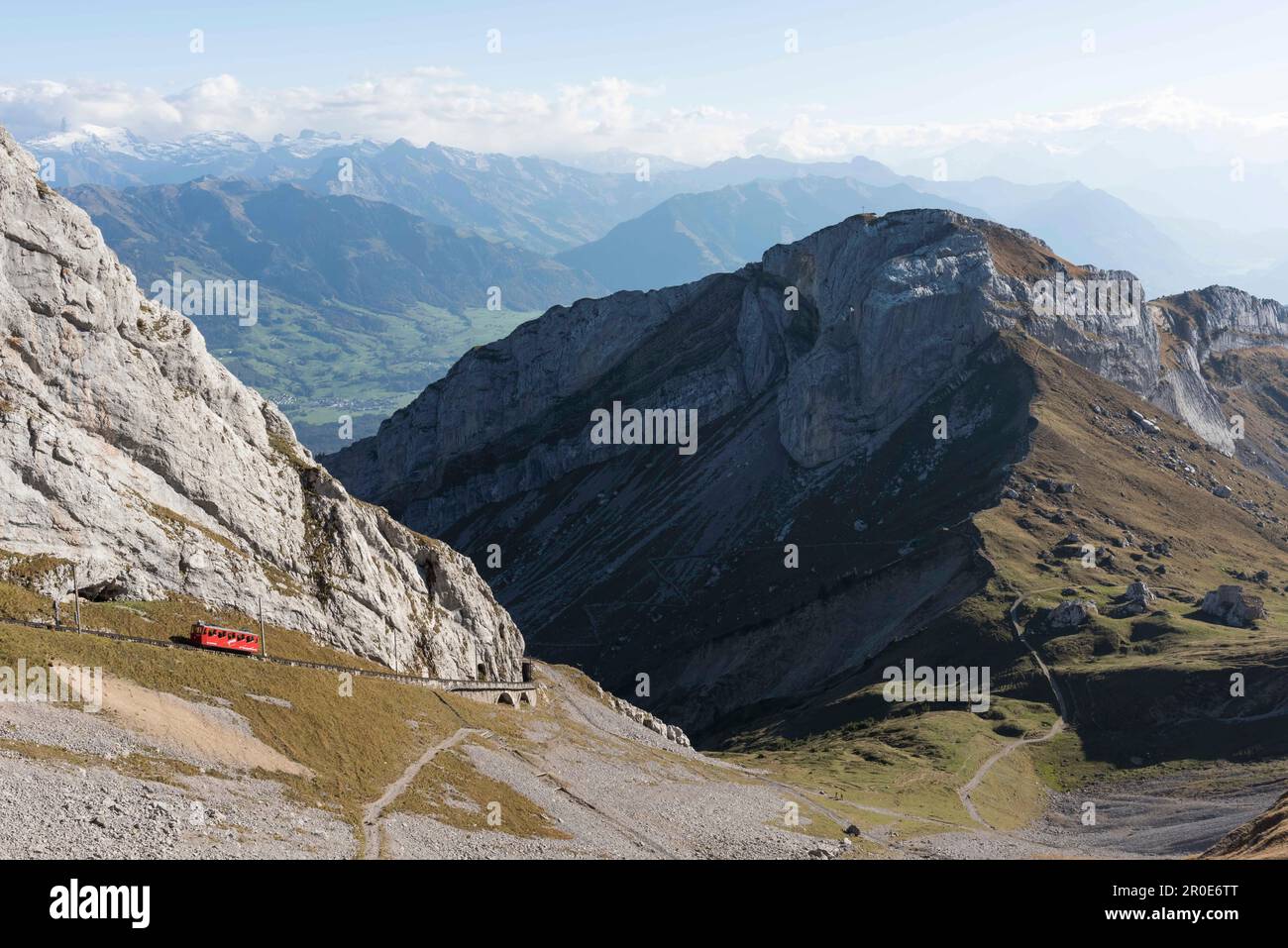 Pilatus funicular railway, Lucerne, Switzerland Stock Photo - Alamy