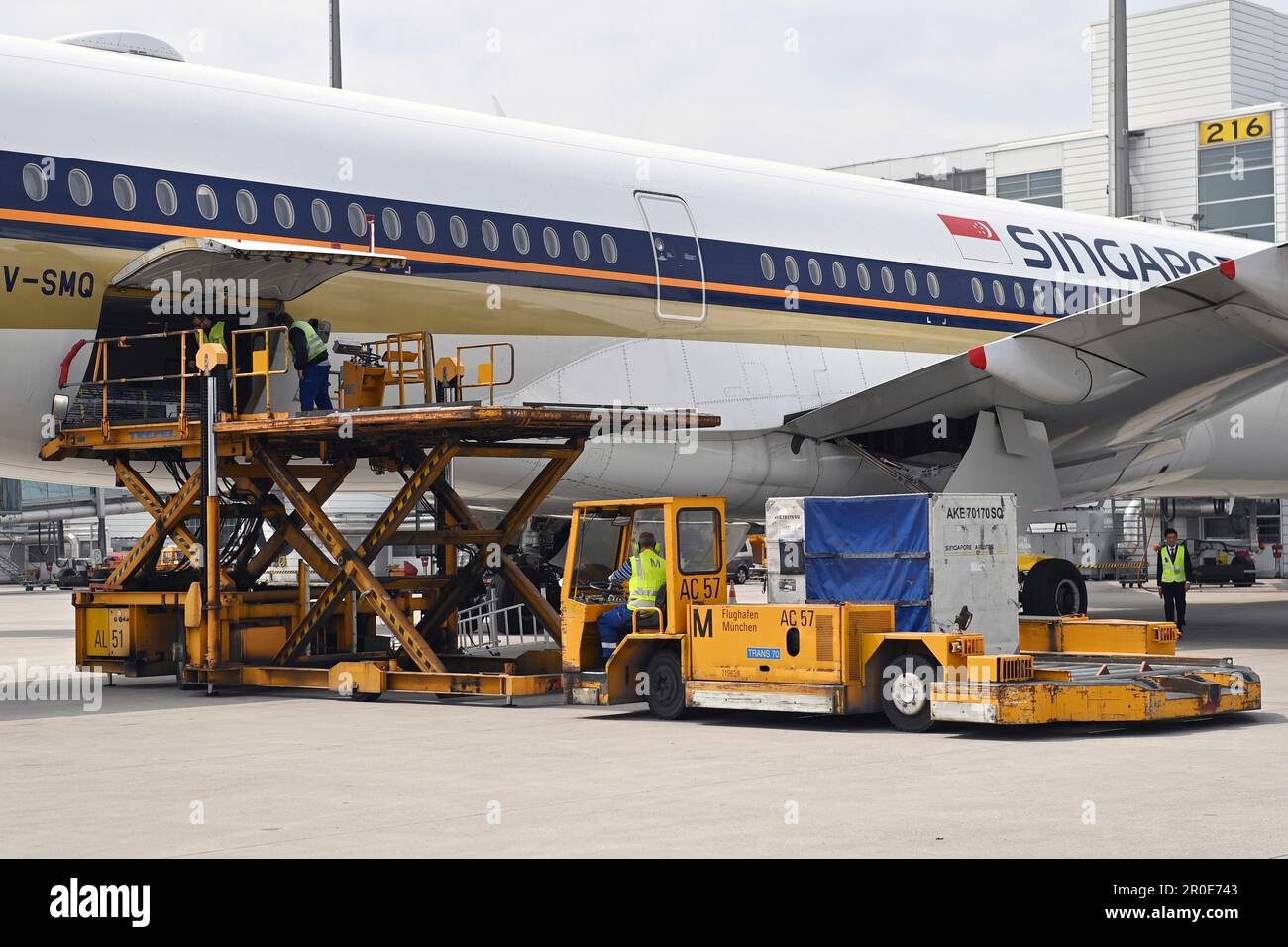 Impressions from Franz Josef Strauss Airport in Munich on May 8th, 2023 ...