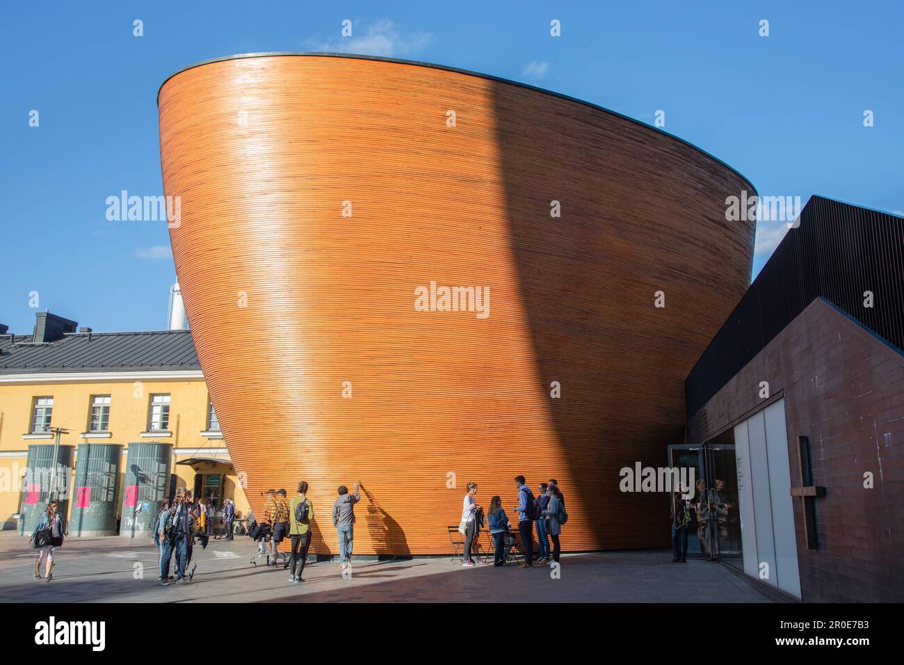 The Kamppi Chapel (Chapel of Silence), Helsinki, Finland (made from ...
