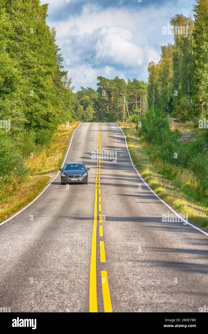 Road 180 across the Archipelago Sea, Turku, west coast of Finland Stock ...