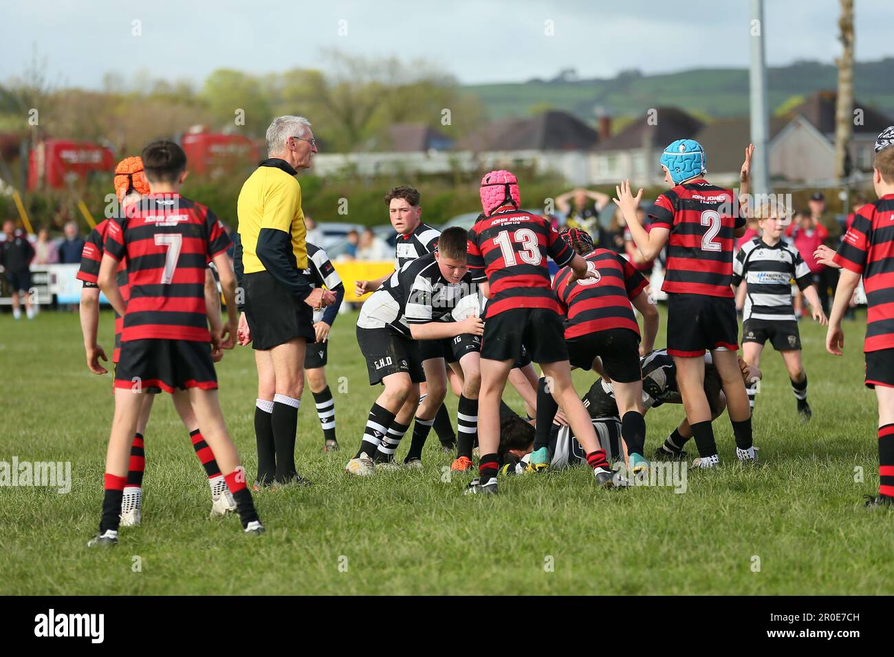 Tumble RFC Scarlets Cup Final 2023 Stock Photo - Alamy
