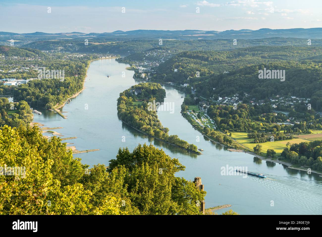 Rhine island nonnenwerth hi-res stock photography and images - Alamy