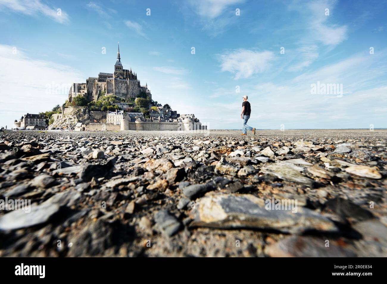 Le Mont-Saint-Michel, Manche department in the Normandy region, France ...