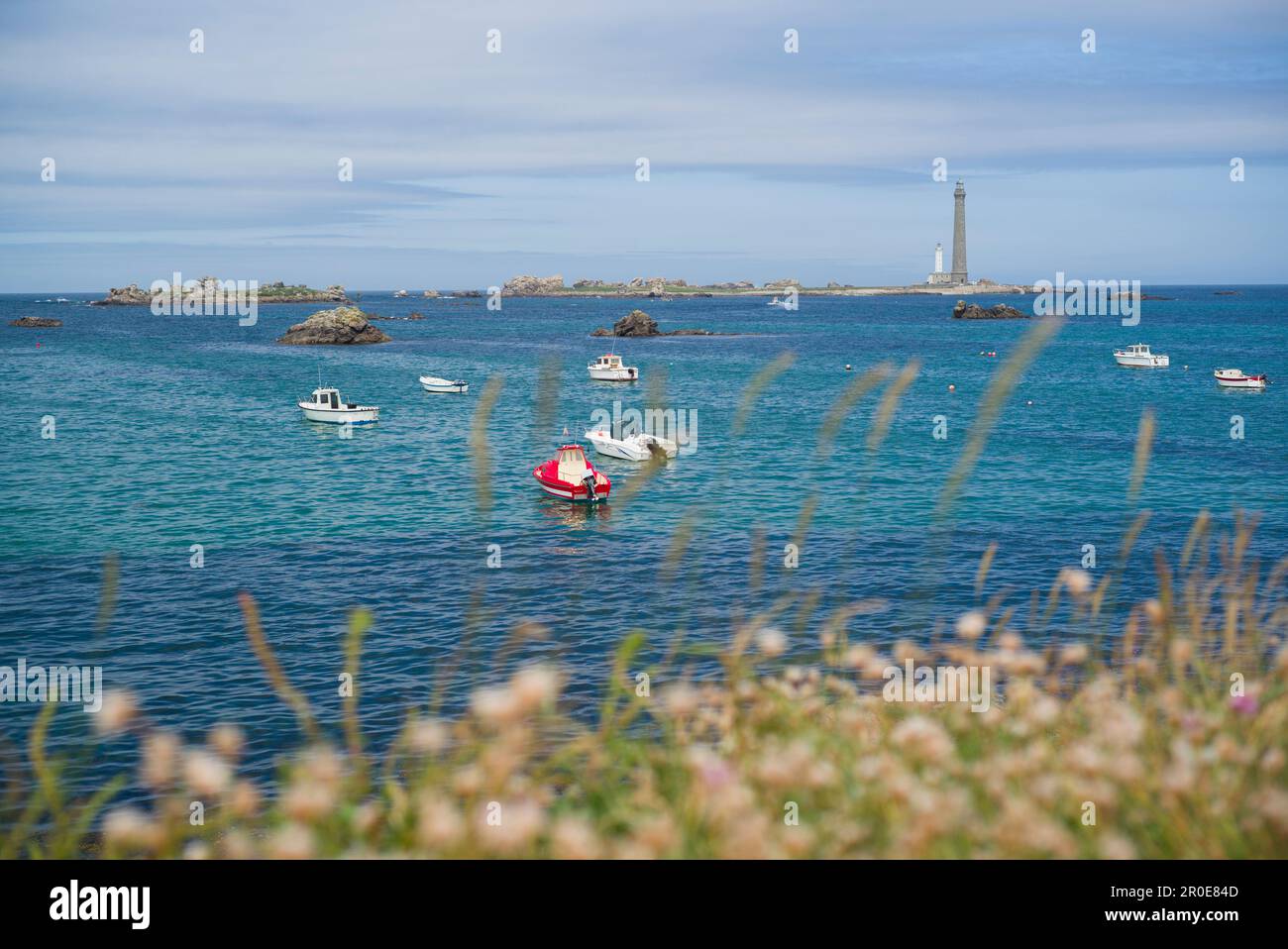 Lighthouse, Phare de L Ile vierge, Ile Vierge, Plouguerneau, Finistere ...