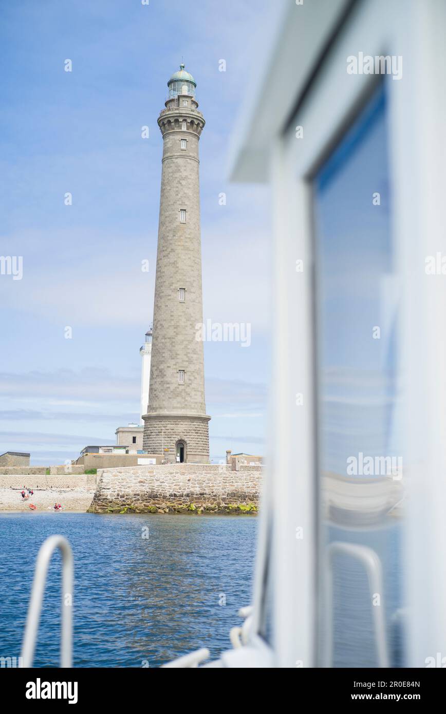 Lighthouse, Phare de L'Ile vierge, Ile Vierge, Plouguerneau, Finistere ...