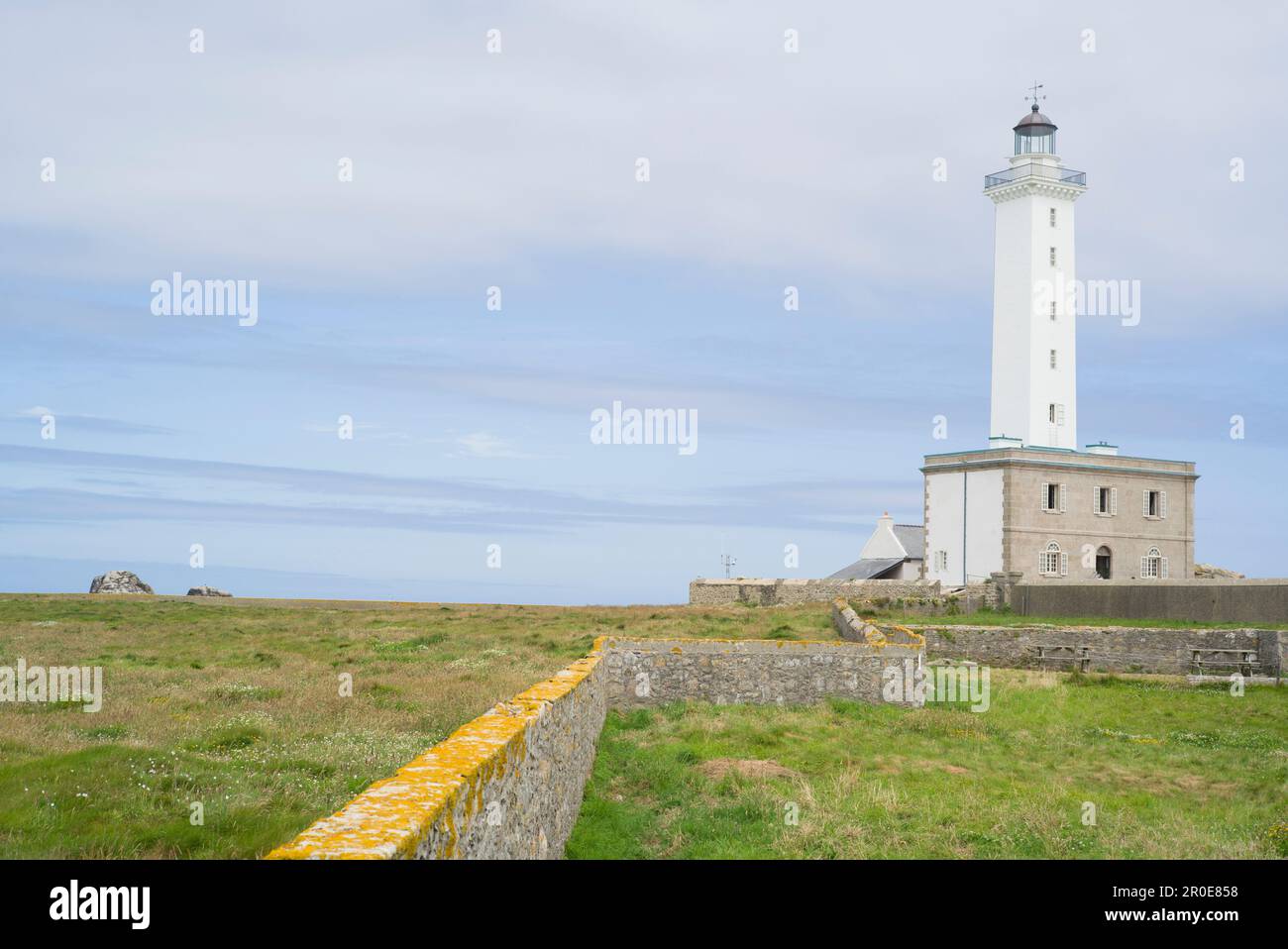 Lighthouse, Phare de L'Ile vierge, Ile Vierge, Plouguerneau, Finistere ...
