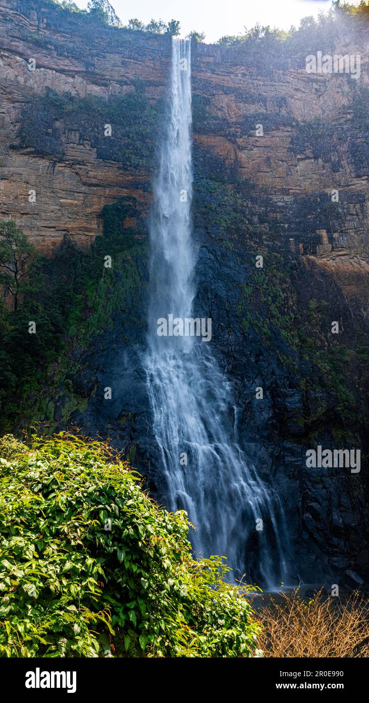 Ditinn waterfall, Fouta Djallon, Guinea Conakry Stock Photo - Alamy