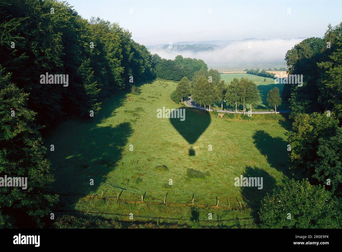 Air balloon shadow from above hi-res stock photography and images - Alamy