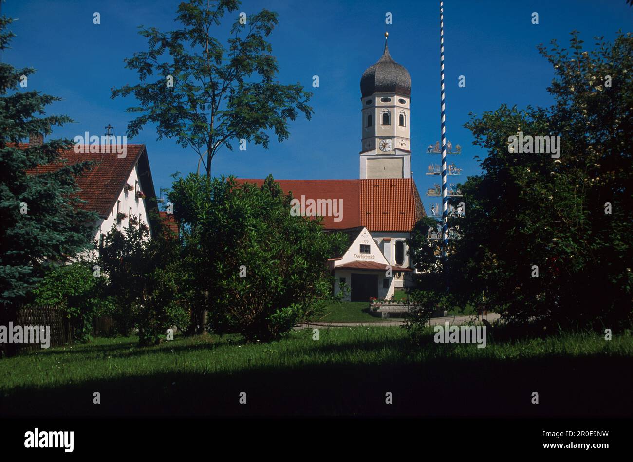 Kirche von Erling-Andechs Oberbayern, Deutschland Stock Photo - Alamy