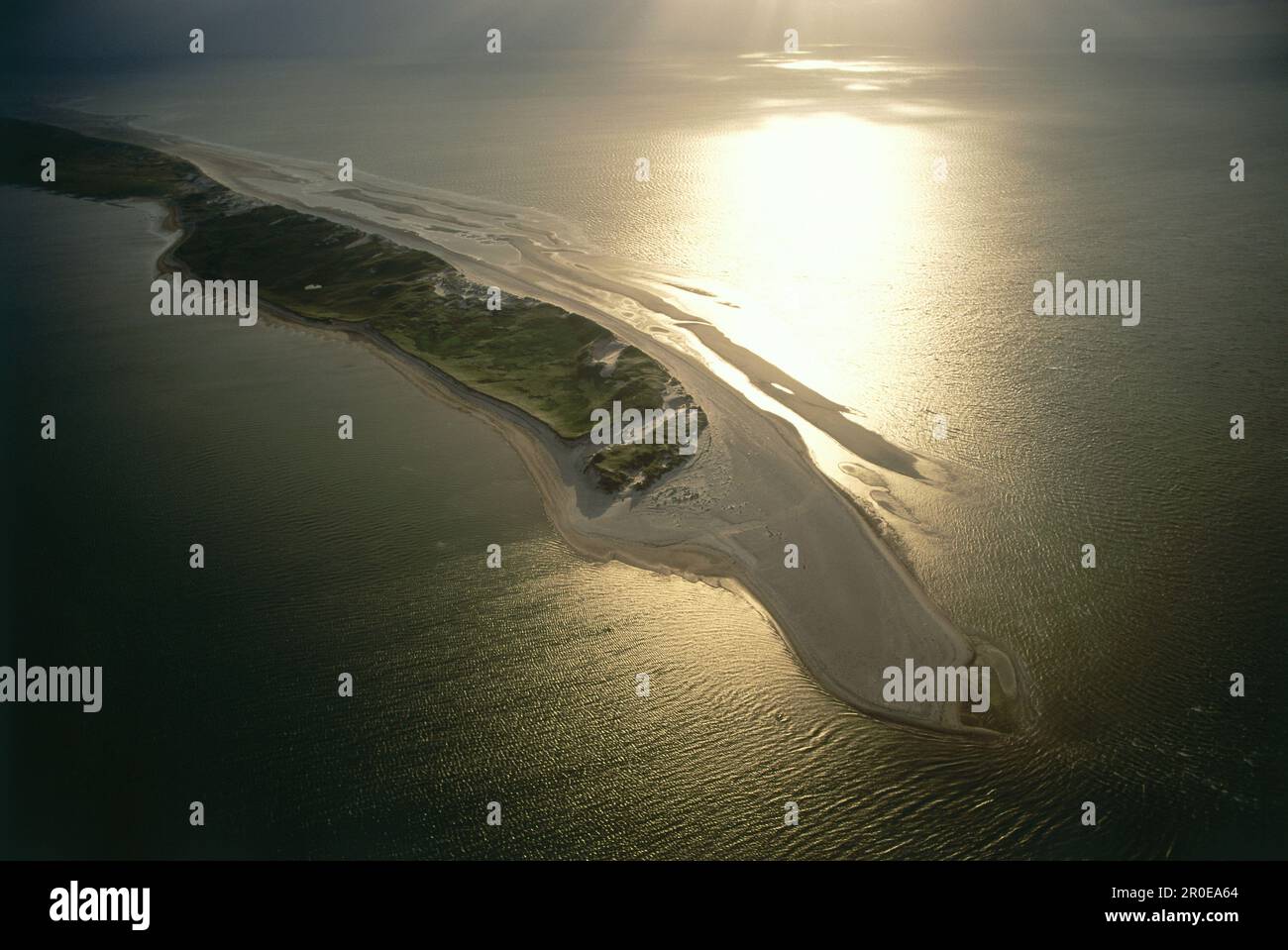 Aerial view of Amrum Island, Schleswig-Holstein, Germany Stock Photo ...