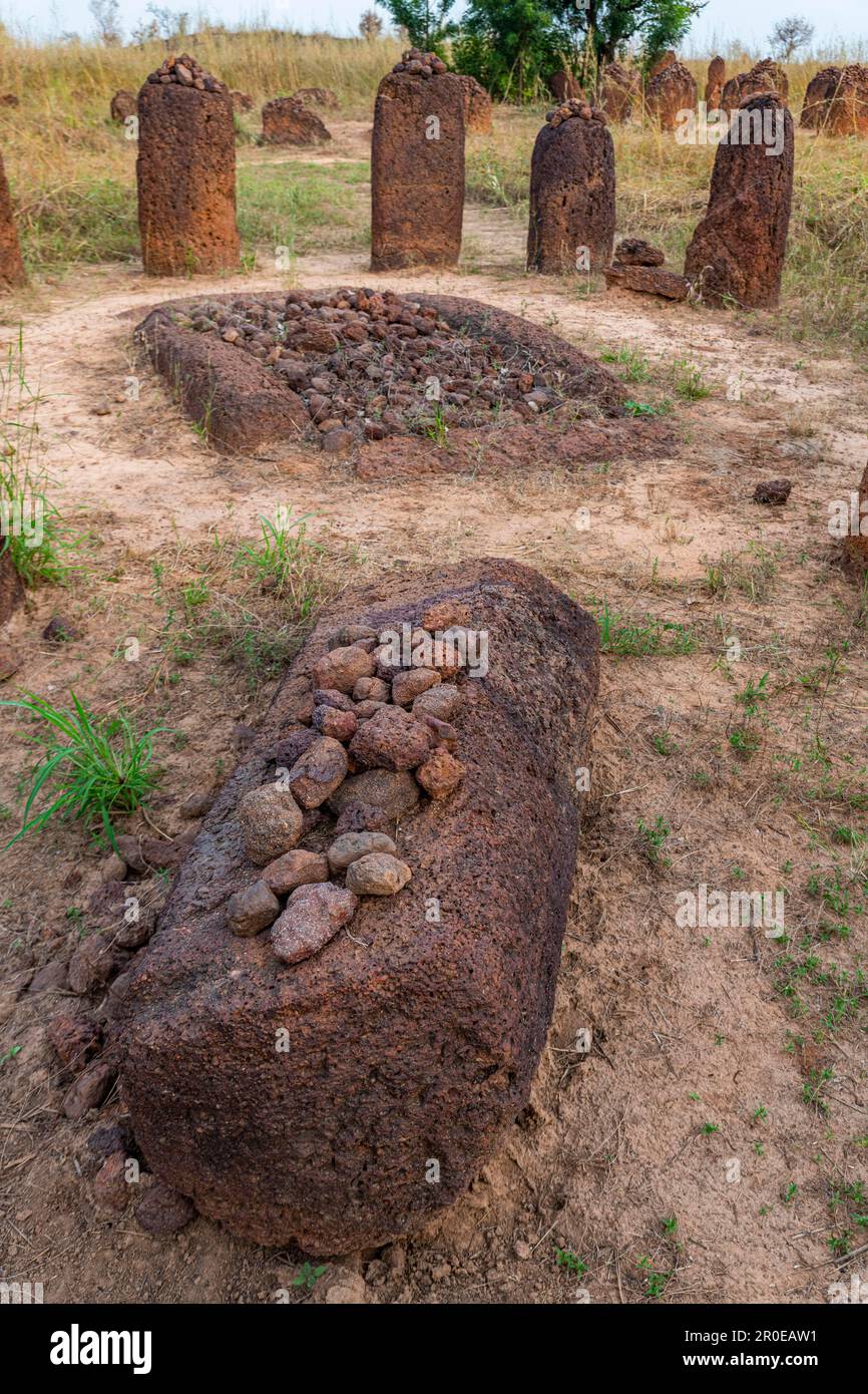 Unesco site Senegambian stone circles, Wassu, Gambia Stock Photo - Alamy