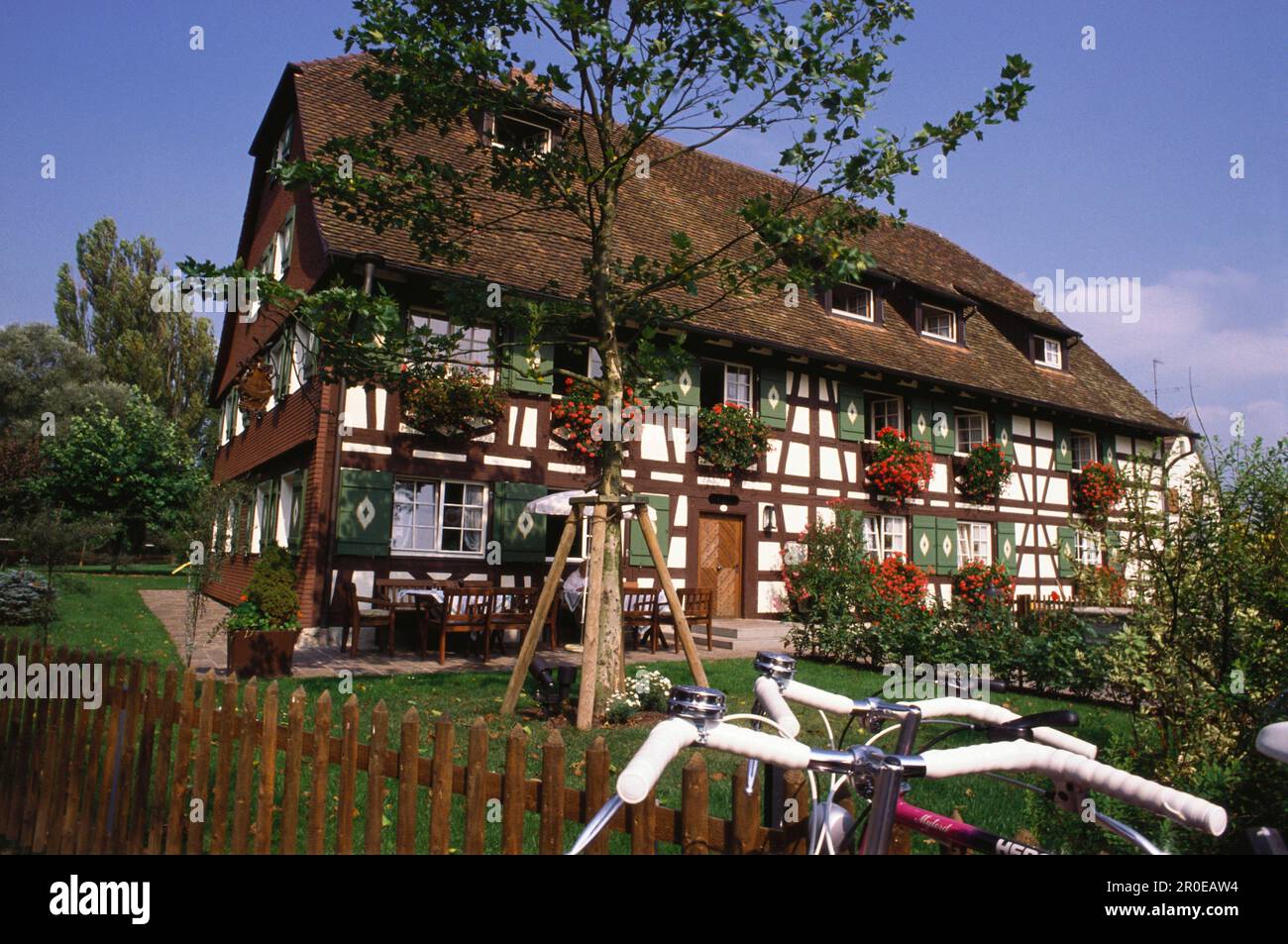 Fachwerkhaus, Seefelden, Bodensee, Baden Wuerttemberg, Deutschland ...